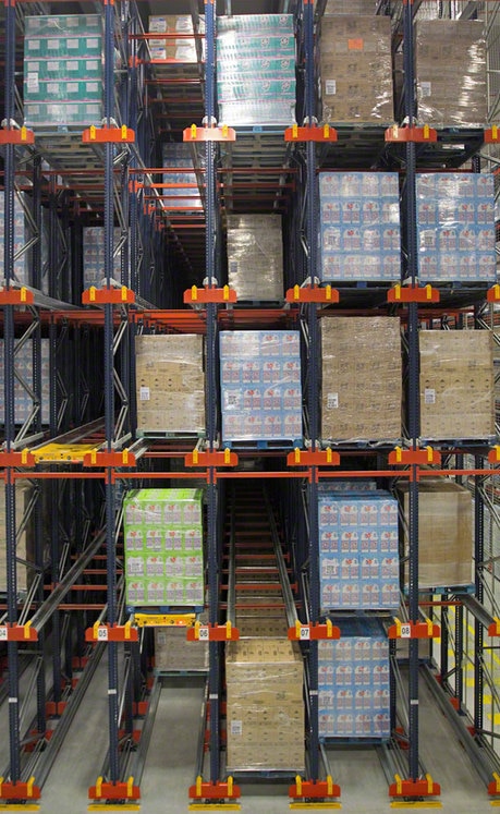 Optimización del almacenamiento con Pallet Shuttle - Mecalux.com.ar