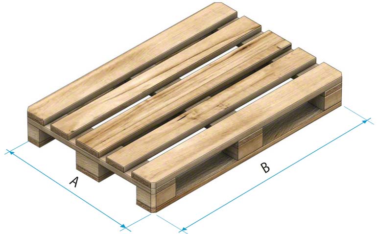 Pallets de madera (medidas y tipos) - Mecalux.com.ar