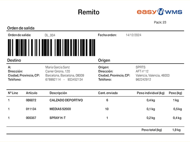 Remito digital: qué es, ventajas y ejemplo - Mecalux.com.ar